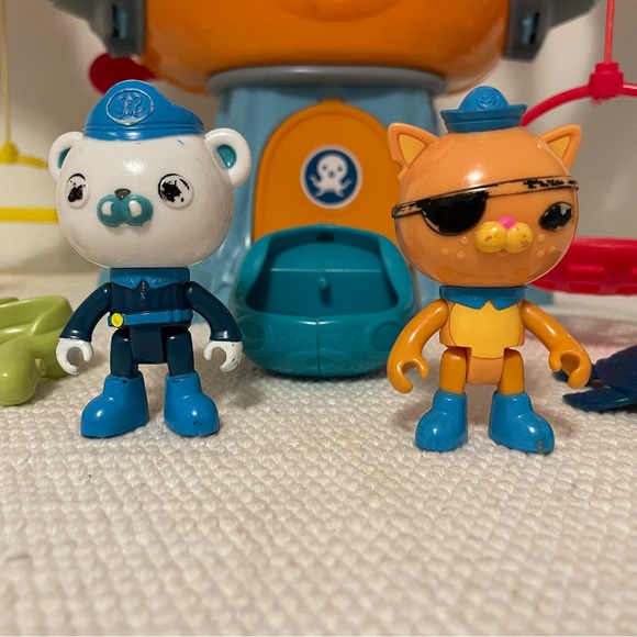Toys | Octonauts Octopod Light Blue Base Complete Set With Figures And ...